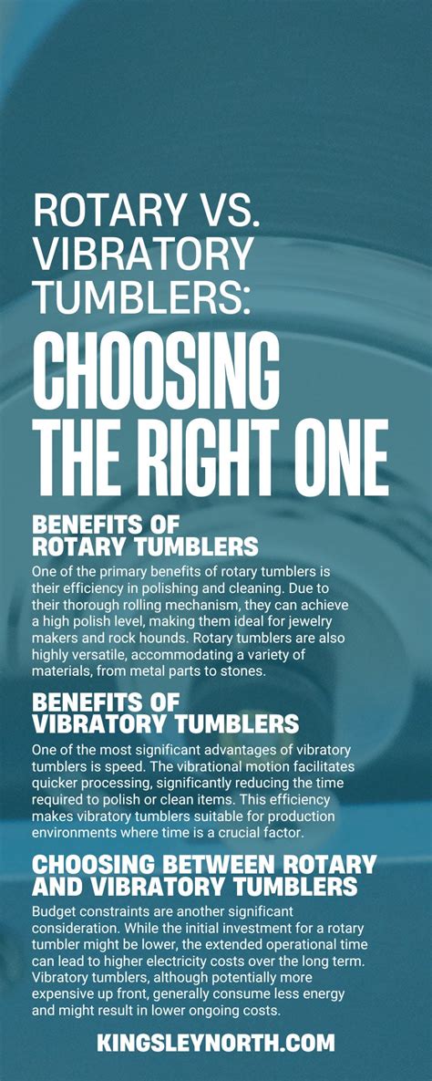 Rotary Vs Vibratory Tumblers Choosing The Right One Blog