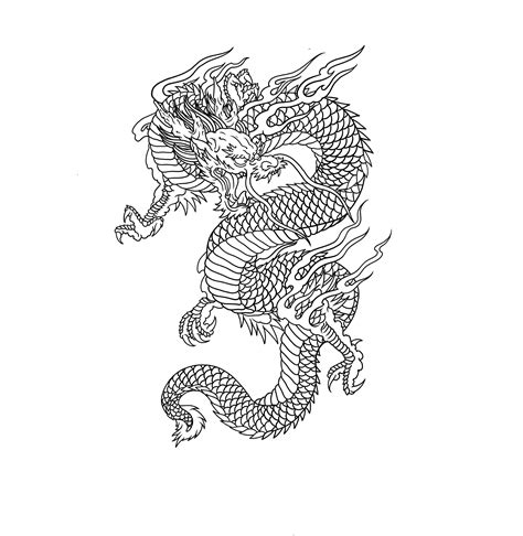 Japanese Tattoo Outline