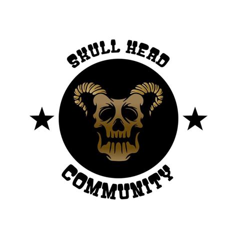 Premium Vector Premium Vector Skull Head Gradient