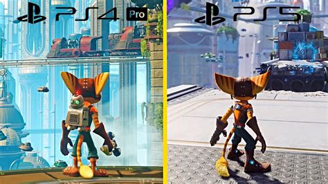 Ratchet & Clank Rift Apart - PS5 Vs PS4 PRO - Graphics comparison - YouTube
