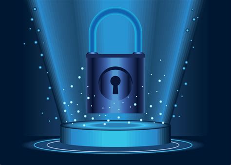 Padlock Realistic Tech 10436819 Vector Art At Vecteezy