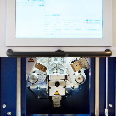 Device X Ray Diffraction And Elemental Analysis Stock Image Image Of