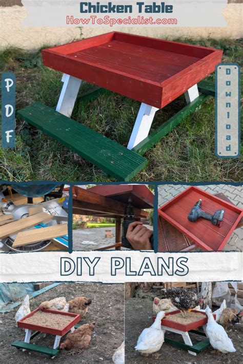 How To Build A Chicken Picnic Table