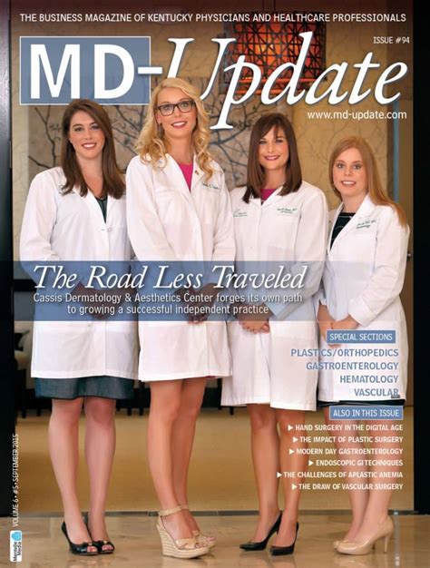 Cassis Dermatology And Aesthetics Center Featured In Md Update Magazine