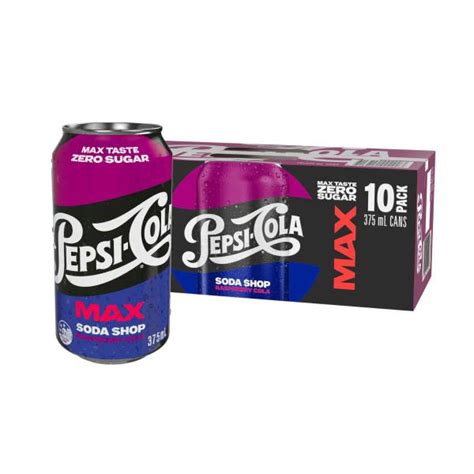 Save On Pepsi Max Raspberry Soft Drink 375ml ½ Price History