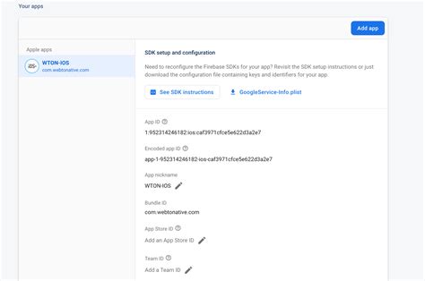 Firebase Notification Integration IOS Setup WebToNative