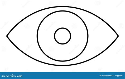 Eye Pupil Iris Vector Symbol Icon Design 77319359