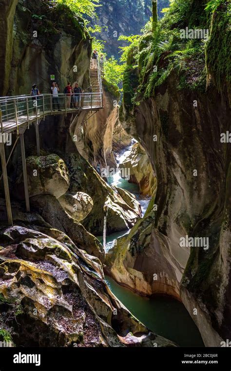 Spectacular Gorges Du Pont Du Diable A Karst Located Along The Dranse