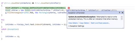 Simulation Causes Bug System Access Violation Microsoft Qanda