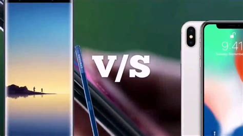 Iphone X Vs Samsung Galaxy Note 8 Full Comparison Youtube