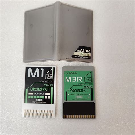 korg m1 orchestra 1 msc 04 memory cards sound pcm data m3r reverb