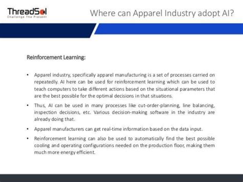 Artificial Intelligence In Textile Industry Pptx