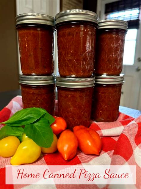 Home Canned Pizza Sauce From Fresh Tomatoes — Mommys Kitchen