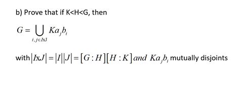 Solved B Prove That If K Chegg Com