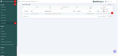 how to access go automation schedule reports go endpoint manager