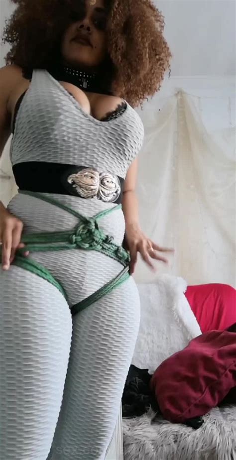 Ladytemix Just Playing Around In A Quick Rope Harness Shibari