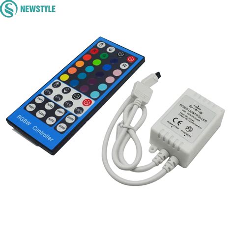 Dc12v 24v Rgbw Led Control For Rgbw Led Strip Light 40 Key Ir Remote Controller 2a 4ch Common