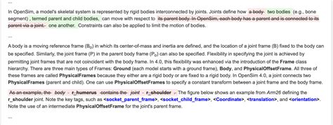 Update User S Guide Section On OpenSim Models Xml Model Format Issue 2253 Opensim Org