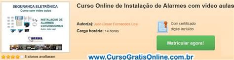 Curso de Instalação de Alarmes CURSOS GRATUITOS