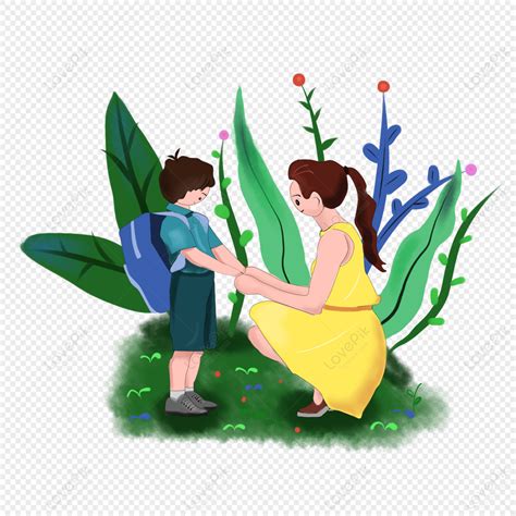 엄마와 아기 놀이 Png 일러스트 무료 다운로드 Lovepik