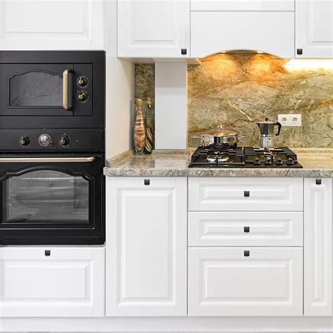 Buy Black Cabinet Knobs Home Expert 25 Pack Kitchen Cabinet Knobs Square Black Knobs For