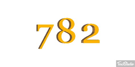 782 Number Animated  Logo Designs