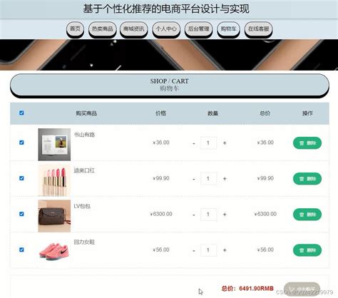 springboot基于java的个性化推荐的电商购物商城平台设计与实现 个性化推荐售卖系统基于java csdn博客