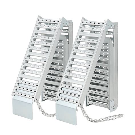 Kselythan 2pcs Loading Ramps 1500lbs Capacity Heavy Duty Tri Fold
