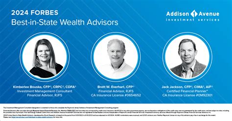 Congratulations To Our 5 Financial Advisors Who Were Named To The 2024