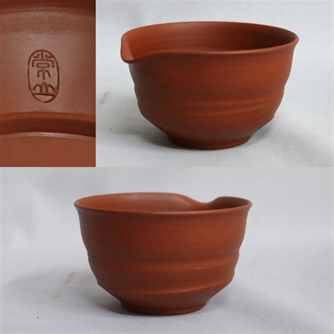Yahoo オークション 【常滑焼】三代山田常山 朱泥茶器揃（急須・茶碗