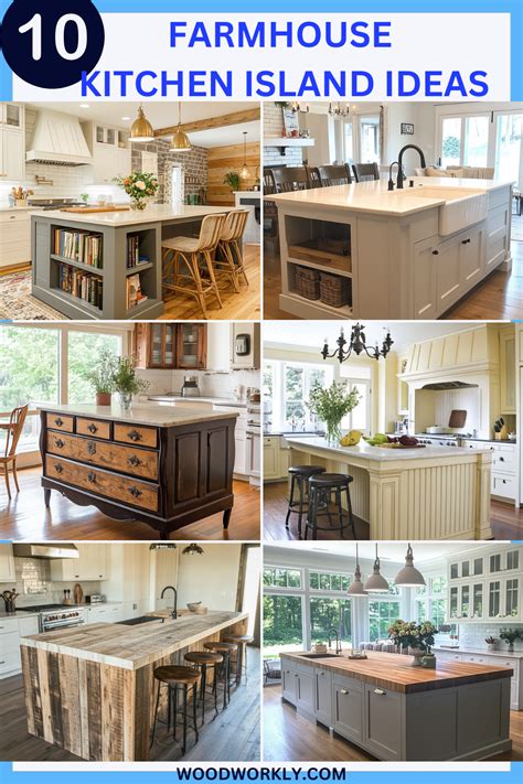 Charming Farmhouse Kitchen Island Ideas To Transform Your Space