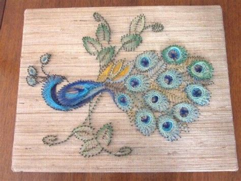 Gorgeous Peacock String Art Patterns String Art Nail String Art