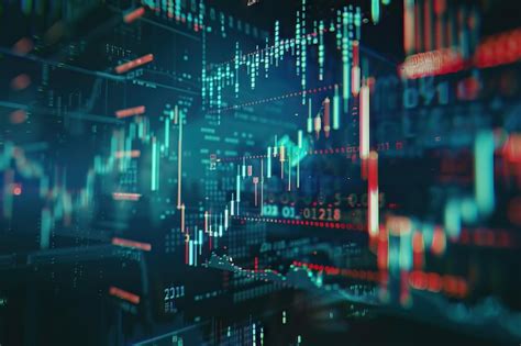 Premium Photo Online Trading Chart For Crypto Currency Price Analysis
