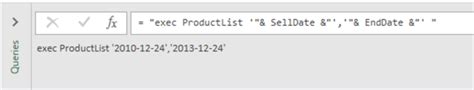 Use Excel Parameters To Dynamically Export SQL Server Data