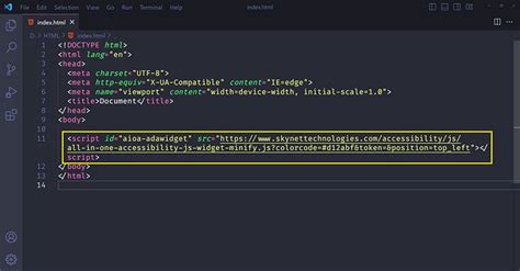 Codeigniter Web Accessibility Widget Installation St Usa Llc