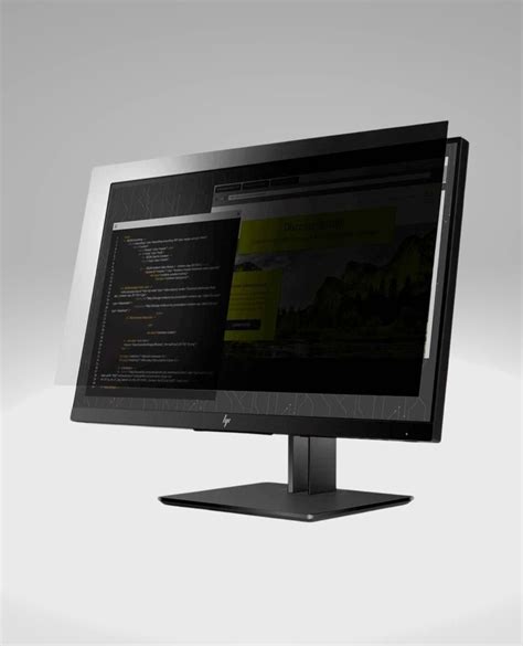 Targus Vu Privacy Screen For Hp Elitedisplay E And Hp Z Nf G Landscape Clear Flip App