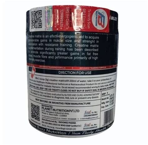 Creatine Matrix Buzz Supplement At Rs 1300jar Creatine Fitness