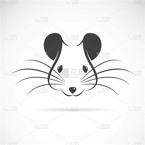 矢量图像的老鼠头