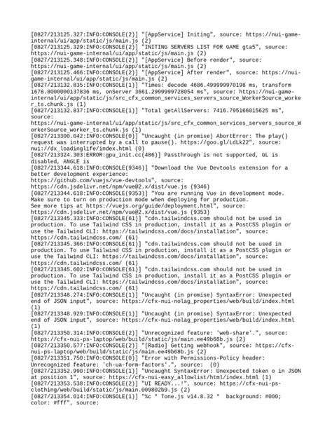 Cef Console Pdf Computing Web Development