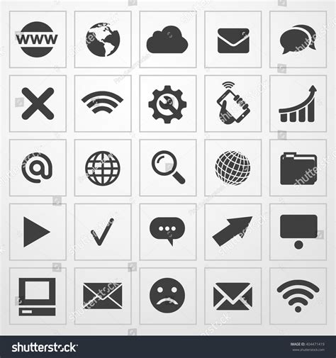 Web Icon Web Sign Stock Vector Illustration 404471419 Shutterstock