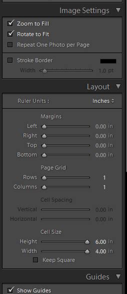 Borderless Inkjet Printing In Lightroom Windows