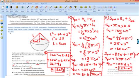 Igcse Maths 0580 Practice Questions 2020 2024 Revised Syllabus Part1 Dray 5th Edition Page422