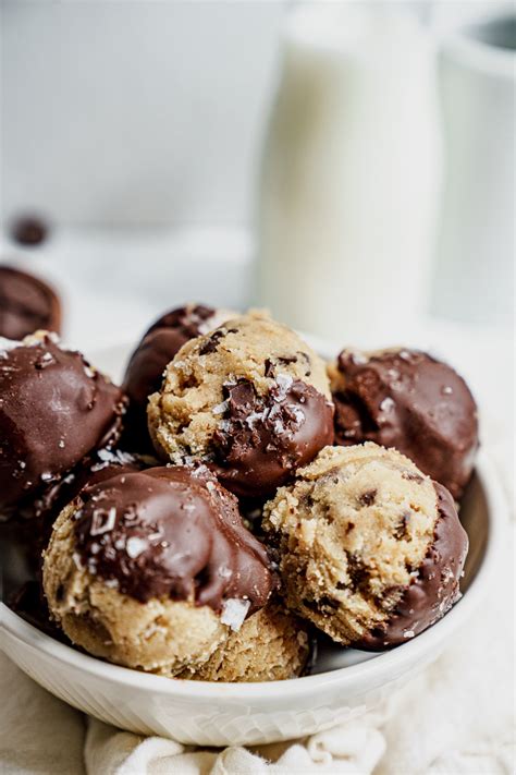 Edible Brown Butter Cookie Dough Bites Recipe Cake Babe Bakery