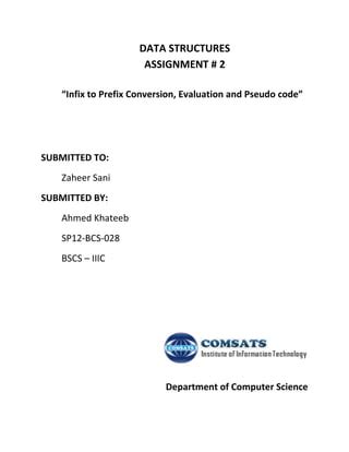 Infix To Prefix Conversion Evaluation Code PDF Programming Languages Computing
