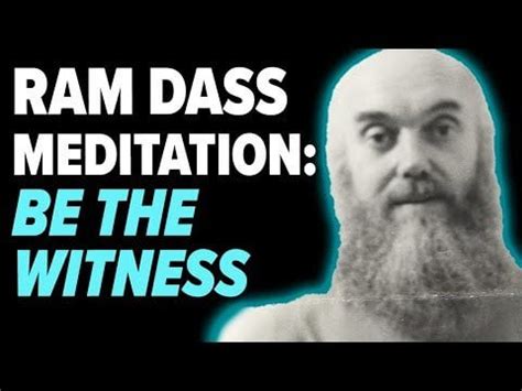 15 Minute Guided Meditation Letting Thoughts Pass Ram Dass R