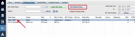 Receiving And Posting Purchase Orders Woopos Support