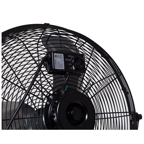 Homebasix Lf 20 High Velocity Floor Fan 20 Inch Black N2 Free Image