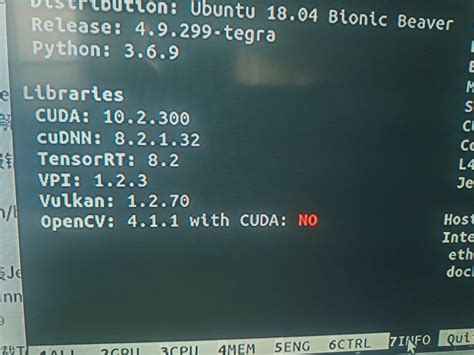 What Does Opencv411 With Cuda No” Mean Jetson Tx2 Nvidia