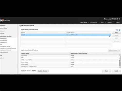WatchGuard Video Demo How To Control And Block All Applications YouTube