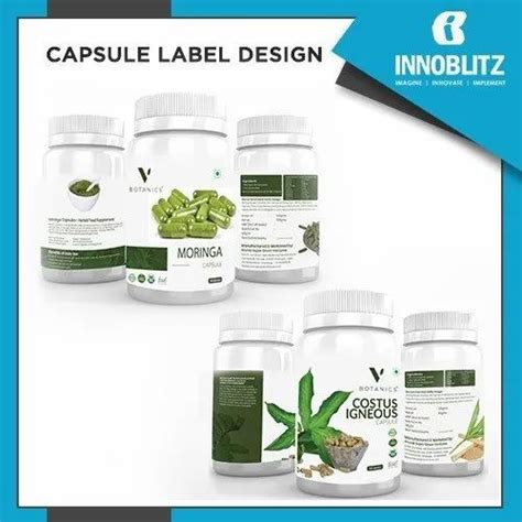 Capsule Container Label Design At Best Price In Chennai Id 23810263812